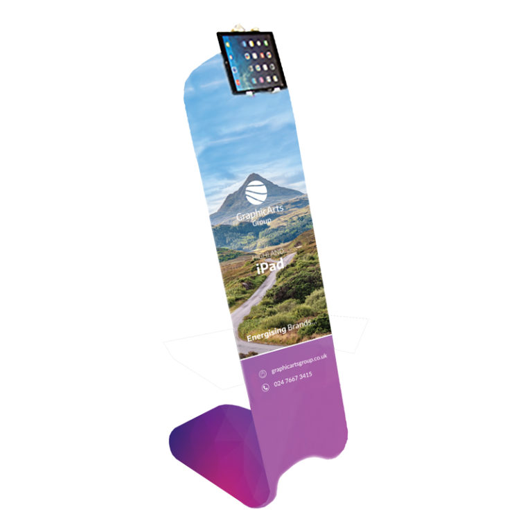 Highland iPad Fabric Banner | Graphic Arts Group